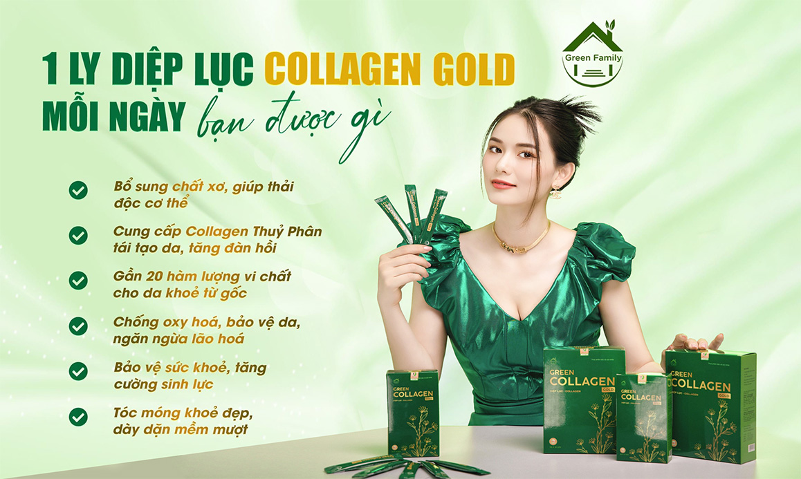 REVIEW Diệp Lục Collagen Gold (Green Collagen Gold) có tốt không?