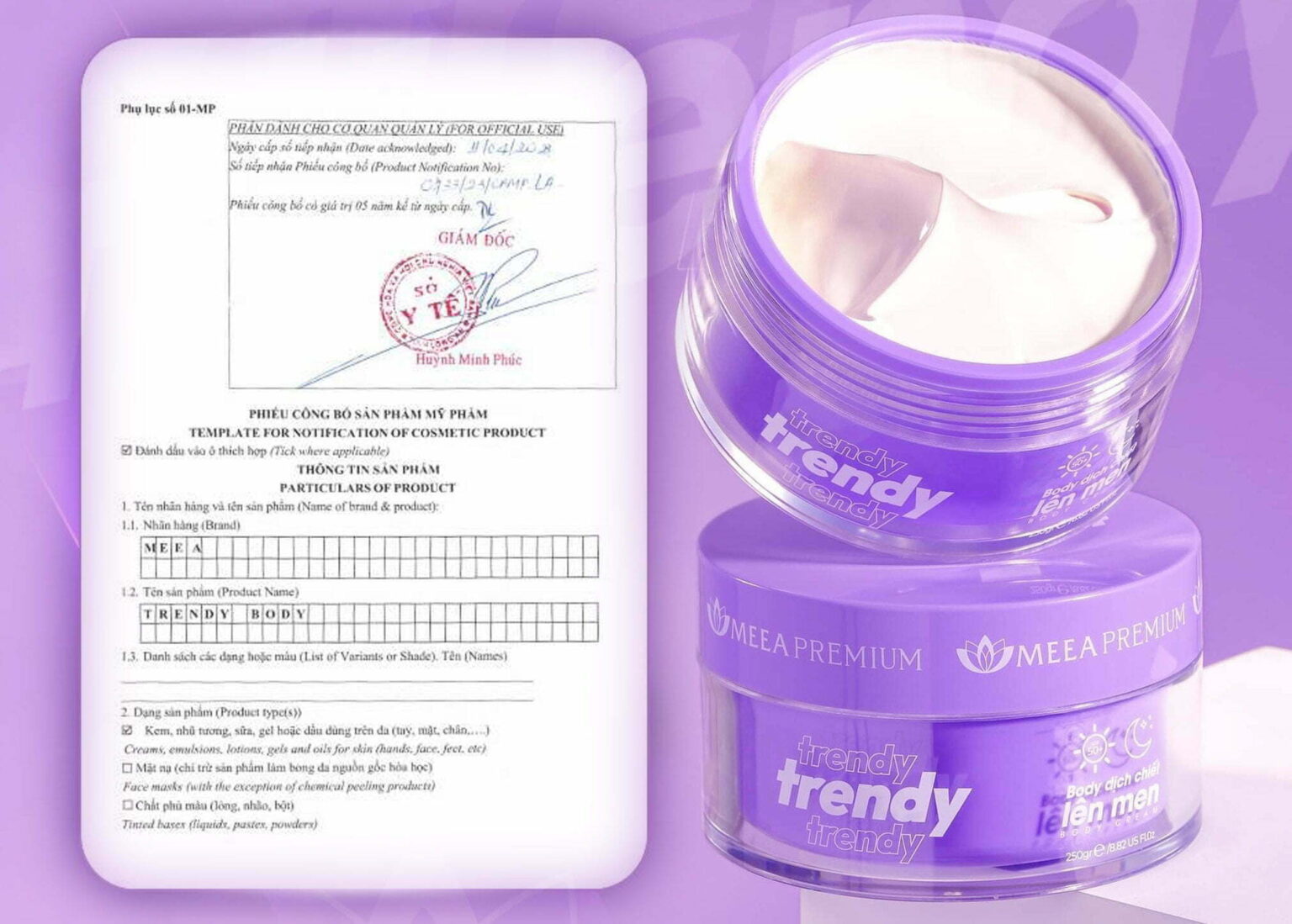 REVIEW Kem body dịch chiết lên men Trendy MeeA Premium có tốt không ...