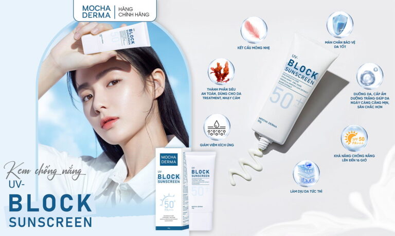 REVIEW Kem chống nắng Mocha Derma UV Block Sunscreen có tốt không?