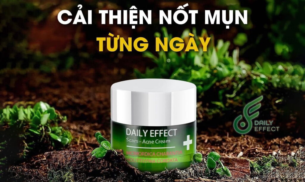REVIEW Kem chấm mụn Daily Effect khổ qua rừng rau diếp cá Daily Acne Cream